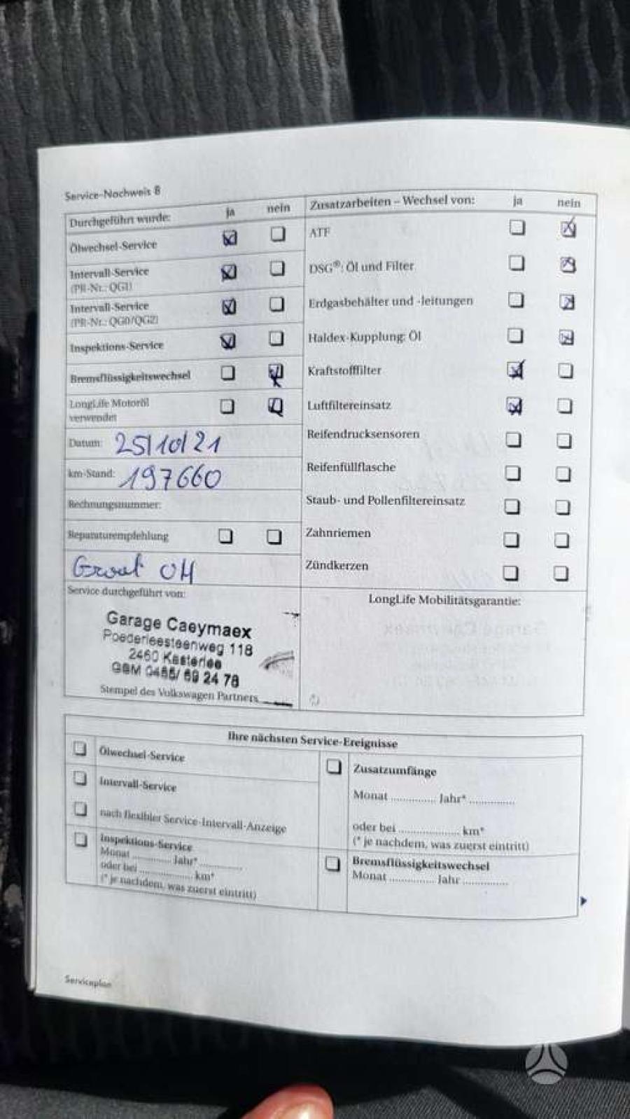 Белый Фольксваген Гольф 2010 в Шяуляй, объемом двигателя 1.39 л и пробегом 260 тыс. км за 2950 €, фото 14 на AUTOMOTO.COM.LV