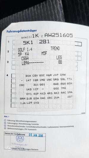 Белый Фольксваген Гольф 2010 в Шяуляй, объемом двигателя 1.39 л и пробегом 260 тыс. км за 2950 €, фото 15 на AUTOMOTO.COM.LV