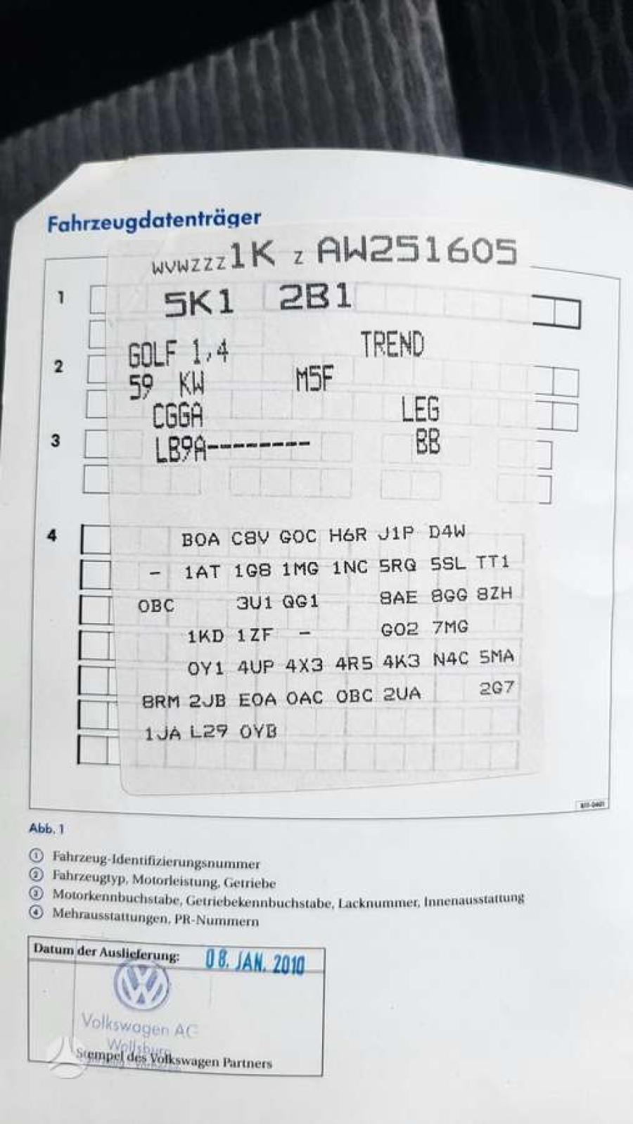 Белый Фольксваген Гольф 2010 в Шяуляй, объемом двигателя 1.39 л и пробегом 260 тыс. км за 2950 €, фото 15 на AUTOMOTO.COM.LV