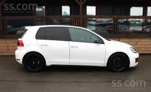 White Volkswagen Golf 2012 in Riga, with an engine capacity of 2.00 L and mileage of 0 thousand km for 6350 €, photo 10 on AUTOMOTO.COM.LV