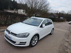 Balts Volkswagen Golf 2013 Kauņa, ar dzinēja tilpumu 1.97 L un nobraukumu 235 tūkst. km par 9300 €, foto  vietnē AUTOMOTO.COM.LV