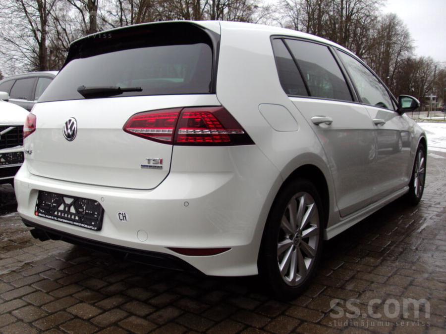 White Volkswagen Golf 2013 in Riga, with an engine capacity of 1.40 L and mileage of 122 thousand km for 12500 €, photo 3 on AUTOMOTO.COM.LV