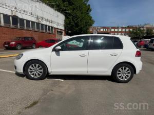 White Volkswagen Golf 2013 in Riga, with an engine capacity of 1.40 L and mileage of 208 thousand km for 2200 €, photo 5 on AUTOMOTO.COM.LV