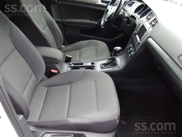 Balts Volkswagen Golf 2013 Rīga, ar dzinēja tilpumu 1.40 L un nobraukumu 122 tūkst. km par 11000 €, foto 7 vietnē AUTOMOTO.COM.LV