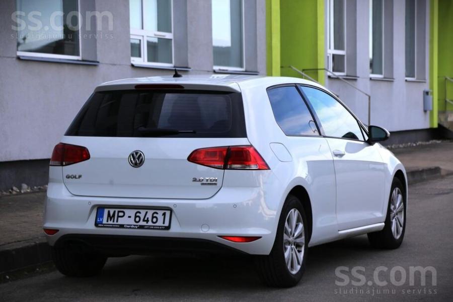 Balts Volkswagen Golf 2013 Rīga, ar dzinēja tilpumu 2.00 L un nobraukumu 251 tūkst. km par 5995 €, foto 6 vietnē AUTOMOTO.COM.LV