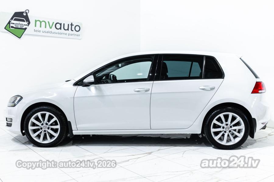 White Volkswagen Golf 2013 in Tallinn, with an engine capacity of 1.40 L and mileage of 132 thousand km for 7990 €, photo 10 on AUTOMOTO.COM.LV