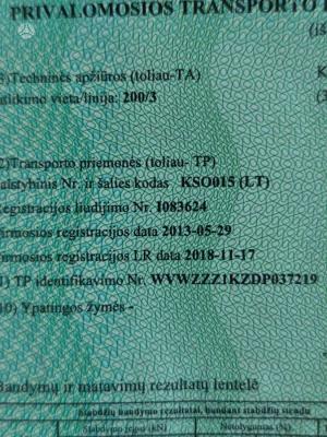 Белый Фольксваген Гольф 2013 в Каунас, объемом двигателя 1.40 л и пробегом 124 тыс. км за 2950 €, фото 16 на AUTOMOTO.COM.LV