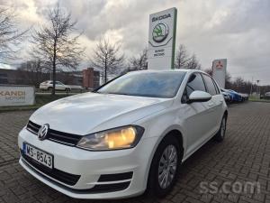 Balts Volkswagen Golf 2014 Liepāja, ar dzinēja tilpumu 1.20 L un nobraukumu 238 tūkst. km par 4990 €, foto  vietnē AUTOMOTO.COM.LV