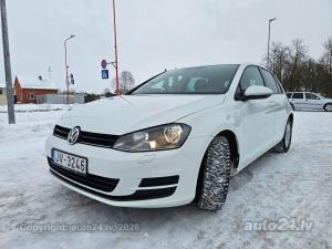 White Volkswagen Golf 2014 in Riga, with an engine capacity of 1.20 L and mileage of 57 thousand km for 9200 €, photo  on AUTOMOTO.COM.LV