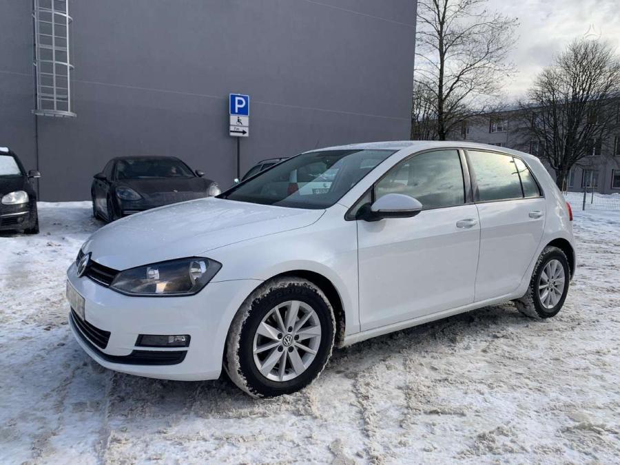 Balts Volkswagen Golf 2014 Kauņa, ar dzinēja tilpumu 1.20 L un nobraukumu 200 tūkst. km par 5600 €, foto 3 vietnē AUTOMOTO.COM.LV