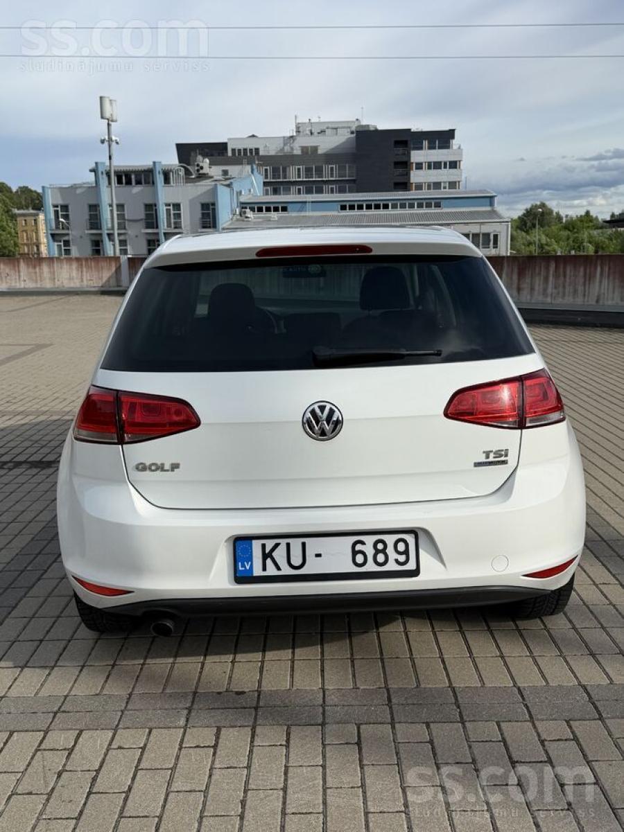 Balts Volkswagen Golf 2014 Rīga, ar dzinēja tilpumu 1.20 L un nobraukumu 151 tūkst. km par 9200 €, foto 6 vietnē AUTOMOTO.COM.LV