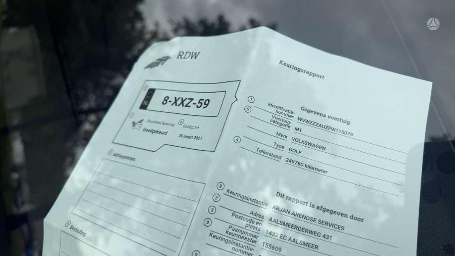 Белый Фольксваген Гольф 2014 в Алитус, объемом двигателя 1.40 л и пробегом 249 тыс. км за 8350 €, фото 16 на AUTOMOTO.COM.LV