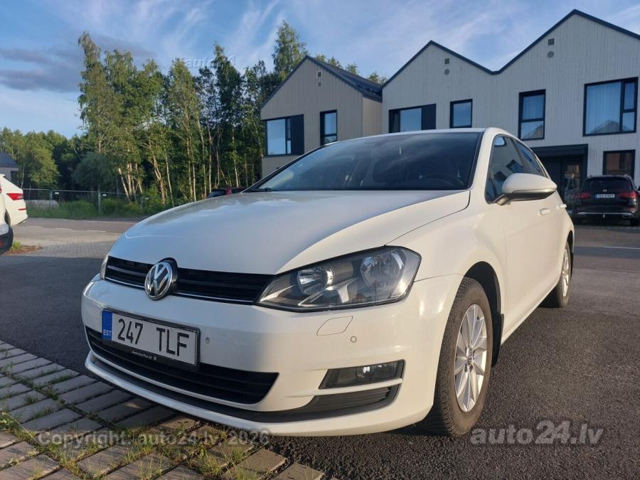 White Volkswagen Golf 2014 in Tallinn, with an engine capacity of 1.40 L and mileage of 151 thousand km for 9200 €, photo 3 on AUTOMOTO.COM.LV