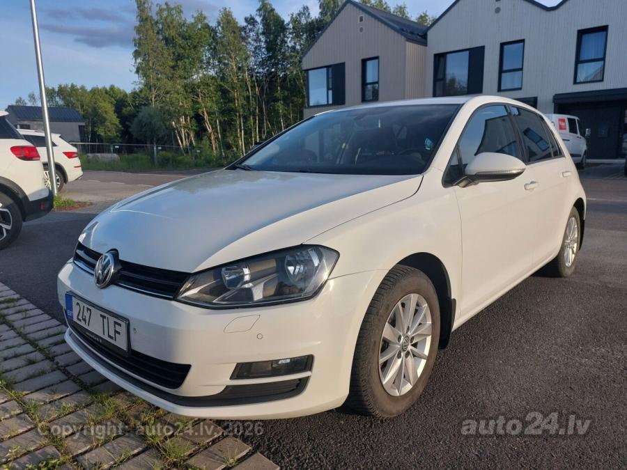 White Volkswagen Golf 2014 in Tallinn, with an engine capacity of 1.40 L and mileage of 151 thousand km for 9200 €, photo 5 on AUTOMOTO.COM.LV