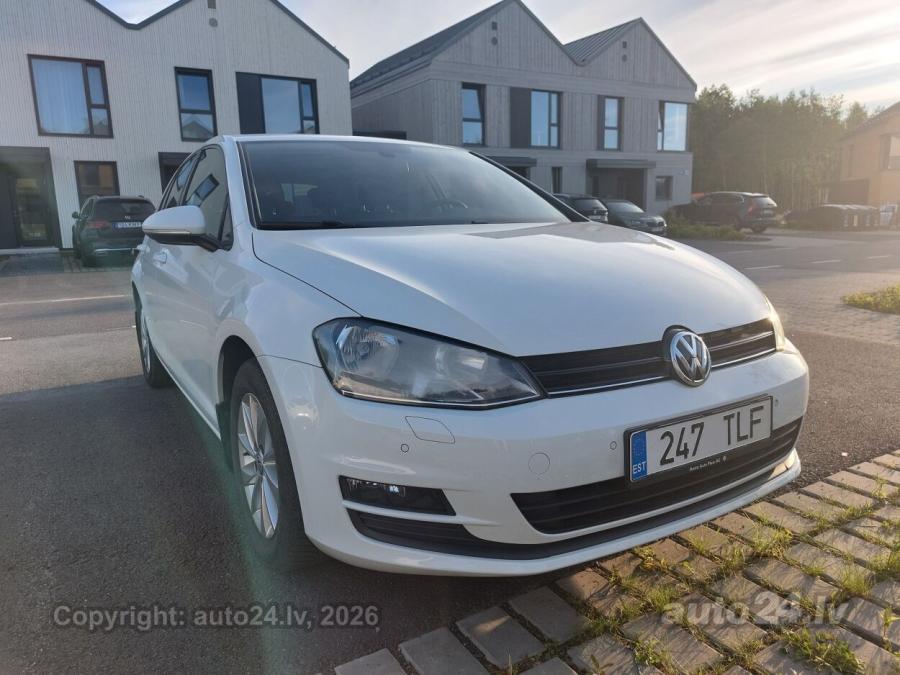 White Volkswagen Golf 2014 in Tallinn, with an engine capacity of 1.40 L and mileage of 151 thousand km for 9200 €, photo 4 on AUTOMOTO.COM.LV