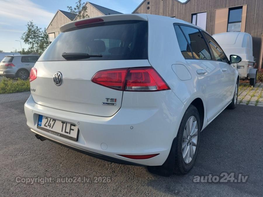 White Volkswagen Golf 2014 in Tallinn, with an engine capacity of 1.40 L and mileage of 151 thousand km for 9200 €, photo 13 on AUTOMOTO.COM.LV
