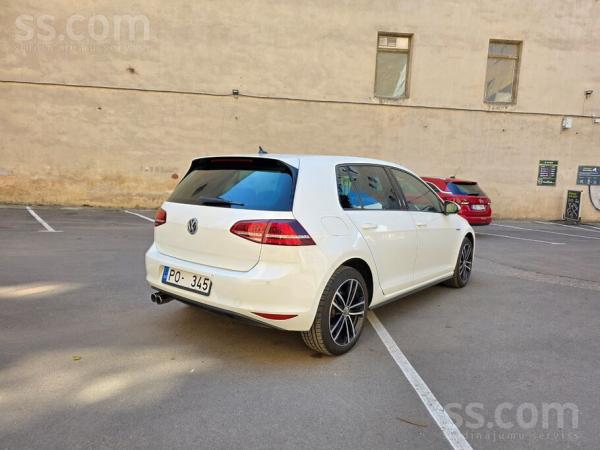 White Volkswagen Golf 2015 in Riga, with an engine capacity of 1.40 L and mileage of 201 thousand km for 9500 €, photo 2 on AUTOMOTO.COM.LV