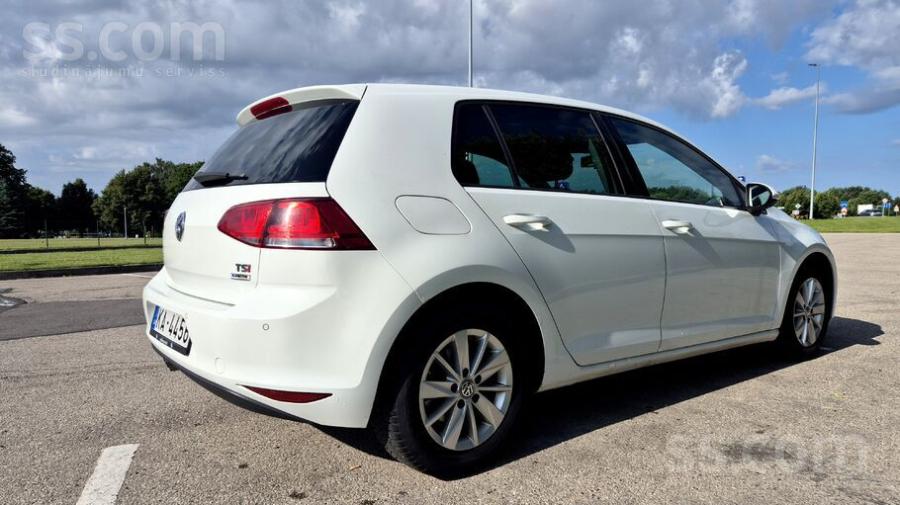Balts Volkswagen Golf 2015 Rīga, ar dzinēja tilpumu 1.40 L un nobraukumu 241 tūkst. km par 5900 €, foto 5 vietnē AUTOMOTO.COM.LV