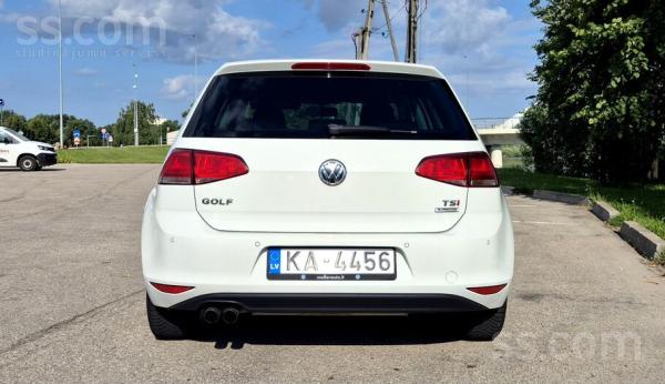White Volkswagen Golf 2015 in Riga, with an engine capacity of 1.40 L and mileage of 241 thousand km for 5900 €, photo 5 on AUTOMOTO.COM.LV