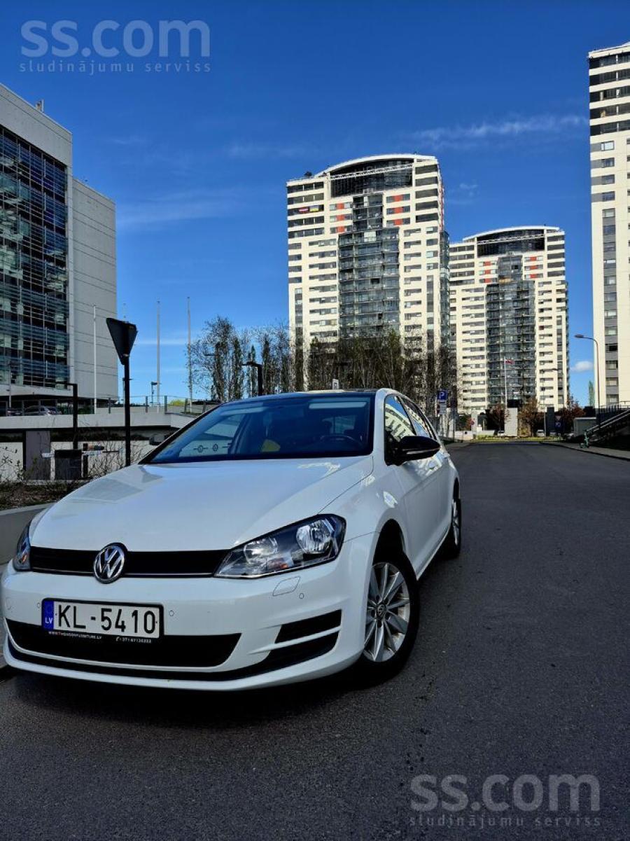 Balts Volkswagen Golf 2016 Rīga, ar dzinēja tilpumu 1.40 L un nobraukumu 153 tūkst. km par 6500 €, foto 1 vietnē AUTOMOTO.COM.LV