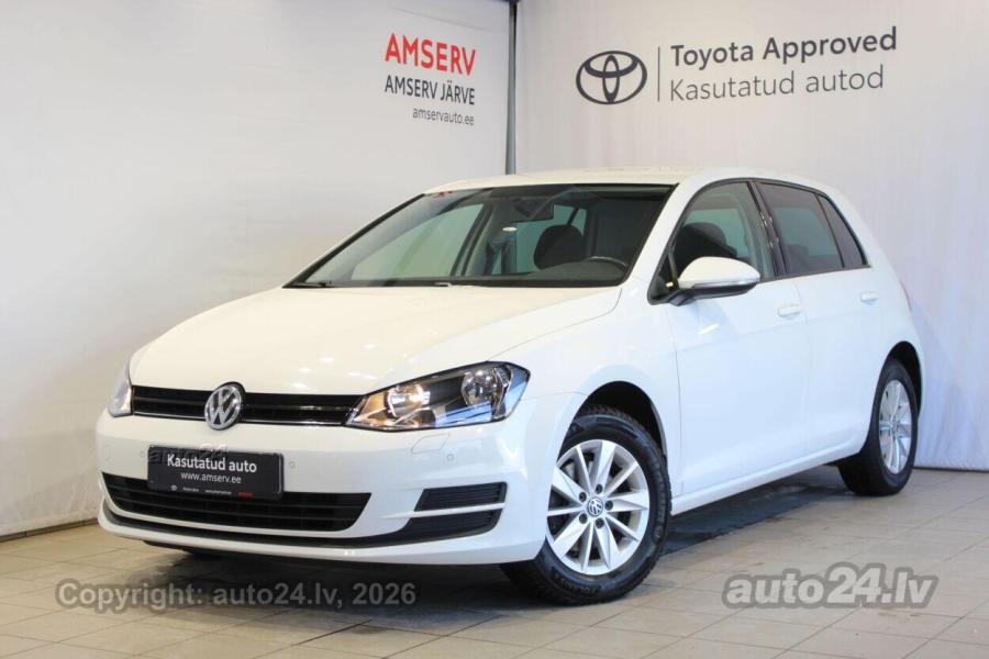 White Volkswagen Golf 2016 in Tallinn, with an engine capacity of 1.40 L and mileage of 143 thousand km for 10990 €, photo 1 on AUTOMOTO.COM.LV
