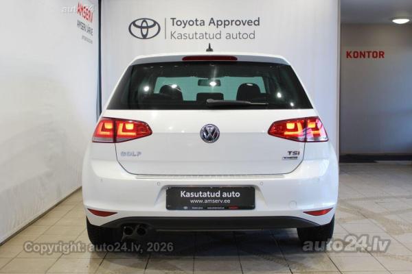 White Volkswagen Golf 2016 in Tallinn, with an engine capacity of 1.40 L and mileage of 143 thousand km for 10990 €, photo 4 on AUTOMOTO.COM.LV