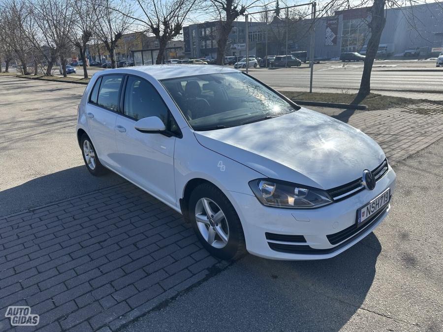 White Volkswagen Golf 2016 in Panevezys, with an engine capacity of 1.40 L and mileage of 216 thousand km for 5999 €, photo 7 on AUTOMOTO.COM.LV