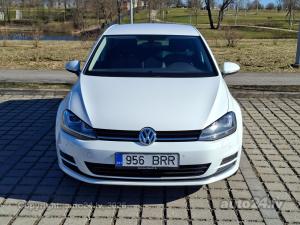 White Volkswagen Golf 2016 in Tartu, with an engine capacity of 1.40 L and mileage of 157 thousand km for 10300 €, photo 9 on AUTOMOTO.COM.LV