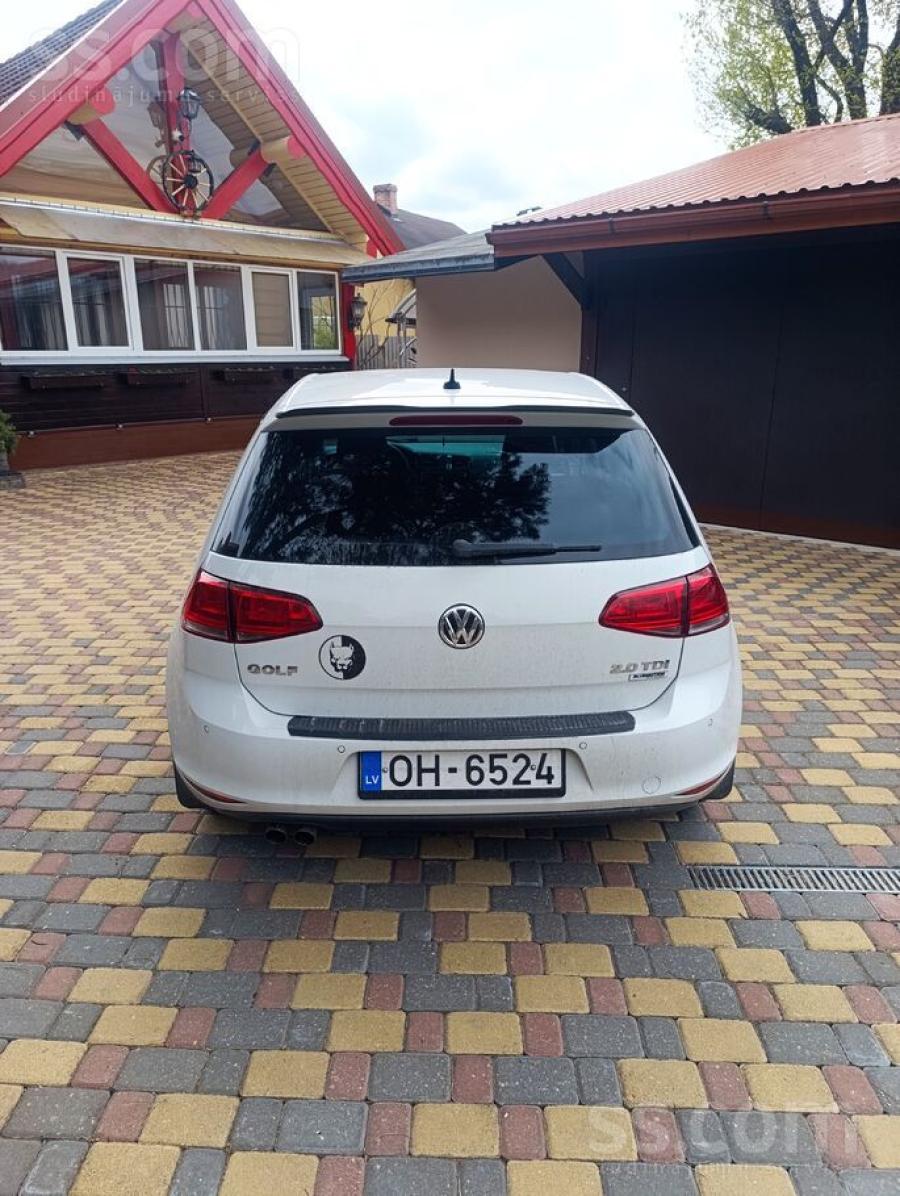 Balts Volkswagen Golf 2016 Rīga, ar dzinēja tilpumu 2.00 L un nobraukumu 219 tūkst. km par 9800 €, foto 3 vietnē AUTOMOTO.COM.LV