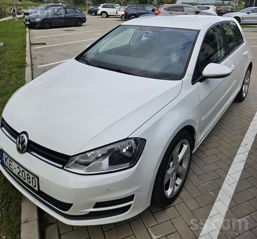Balts Volkswagen Golf 2016 Rīga, ar dzinēja tilpumu 1.20 L un nobraukumu 135 tūkst. km par 5750 €, foto 1 vietnē AUTOMOTO.COM.LV