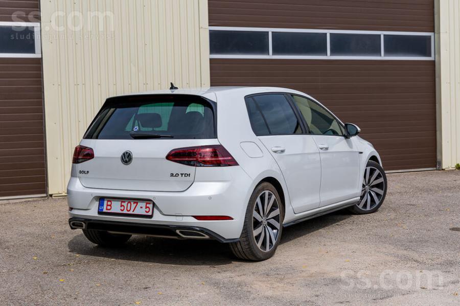 Balts Volkswagen Golf 2017 Talsi, ar dzinēja tilpumu 2.00 L un nobraukumu 200 tūkst. km par 15850 €, foto 5 vietnē AUTOMOTO.COM.LV