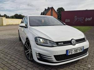 White Volkswagen Golf 2017 in Klaipeda, with an engine capacity of 1.97 L and mileage of 301 thousand km for 10250 €, photo 8 on AUTOMOTO.COM.LV