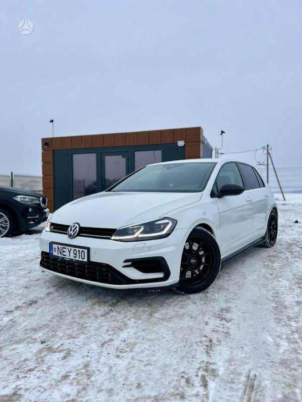 White Volkswagen Golf 2018 in Kaunas, with an engine capacity of 1.98 L and mileage of 225 thousand km for 20999 €, photo 1 on AUTOMOTO.COM.LV