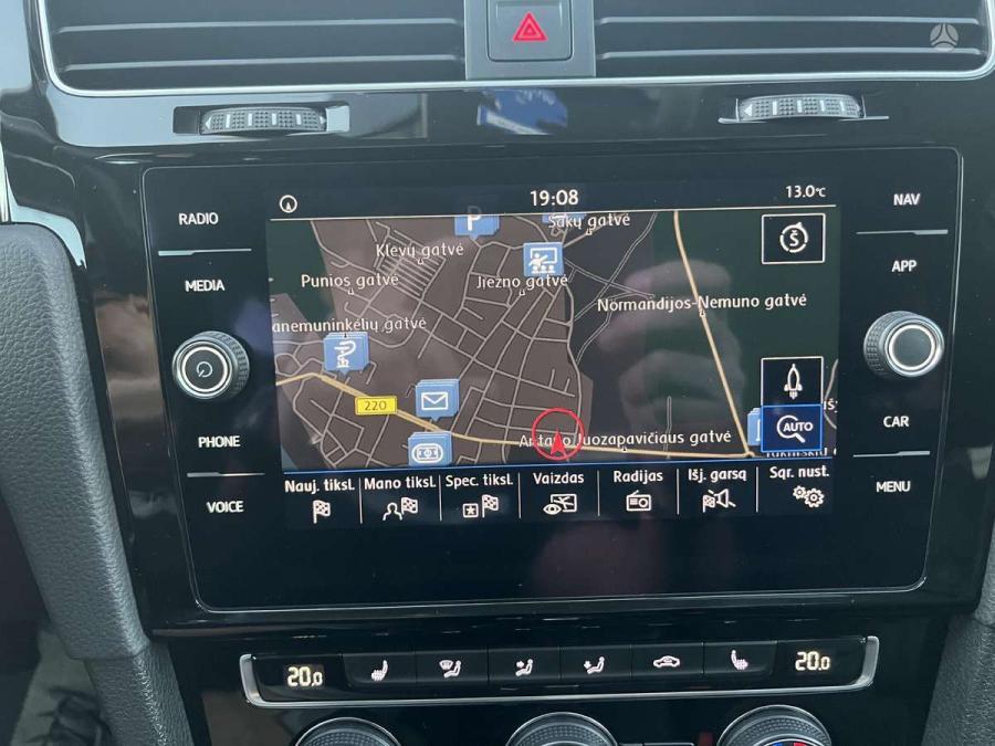 Белый Фольксваген Гольф 2019 в Алитус, объемом двигателя 1.40 л и пробегом 101 тыс. км за 15950 €, фото 18 на AUTOMOTO.COM.LV