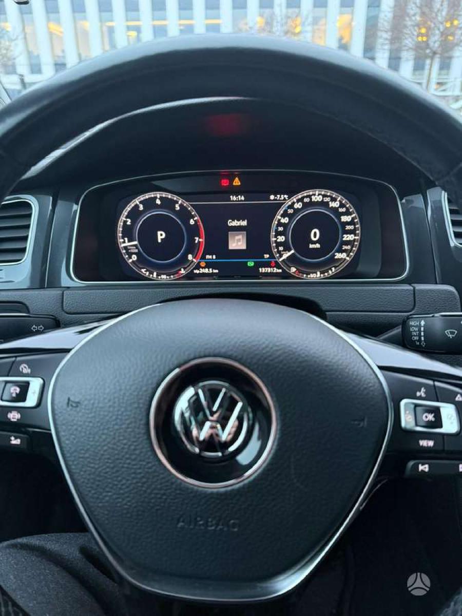 Balts Volkswagen Golf 2019 Viļņa, ar dzinēja tilpumu 1.50 L un nobraukumu 138 tūkst. km par 13000 €, foto 5 vietnē AUTOMOTO.COM.LV