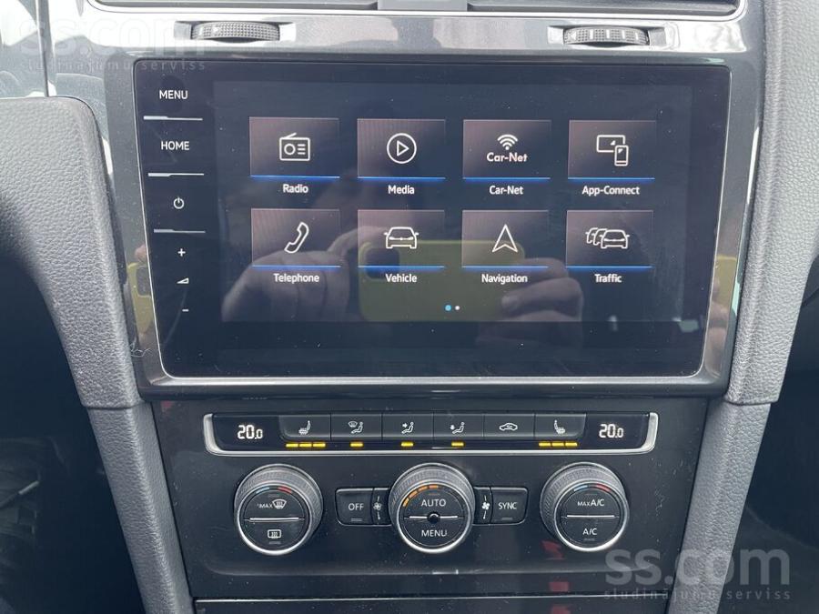 Balts Volkswagen Golf 2019 Rīga, ar dzinēja tilpumu 1.60 L un nobraukumu 136 tūkst. km par 12990 €, foto 27 vietnē AUTOMOTO.COM.LV