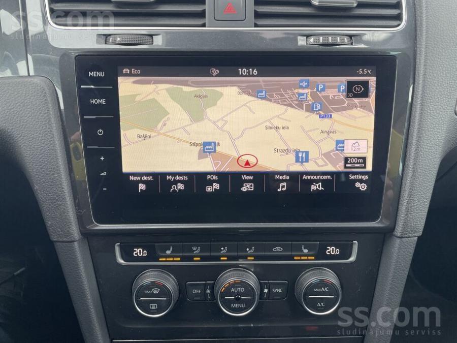 Balts Volkswagen Golf 2019 Rīga, ar dzinēja tilpumu 1.60 L un nobraukumu 136 tūkst. km par 12990 €, foto 28 vietnē AUTOMOTO.COM.LV