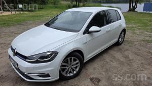 White Volkswagen Golf 2019 in Riga, with an engine capacity of 1.50 L and mileage of 78 thousand km for 14500 €, photo  on AUTOMOTO.COM.LV