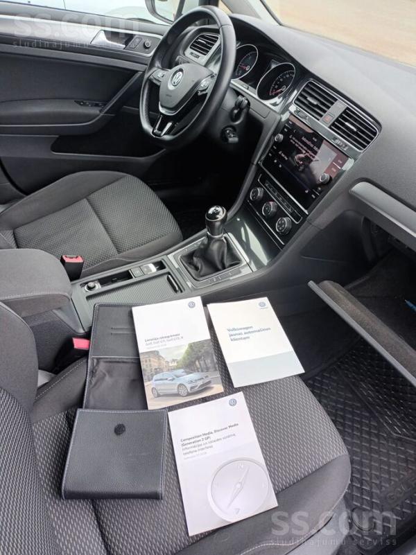 White Volkswagen Golf 2019 in Riga, with an engine capacity of 1.60 L and mileage of 199 thousand km for 9600 €, photo 8 on AUTOMOTO.COM.LV