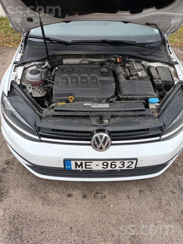 White Volkswagen Golf 2019 in Riga, with an engine capacity of 1.60 L and mileage of 199 thousand km for 9600 €, photo 9 on AUTOMOTO.COM.LV