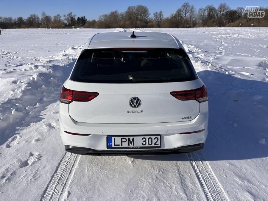 White Volkswagen Golf 2020 in Panevezys, with an engine capacity of 1.00 L and mileage of 74 thousand km for 14000 €, photo 6 on AUTOMOTO.COM.LV