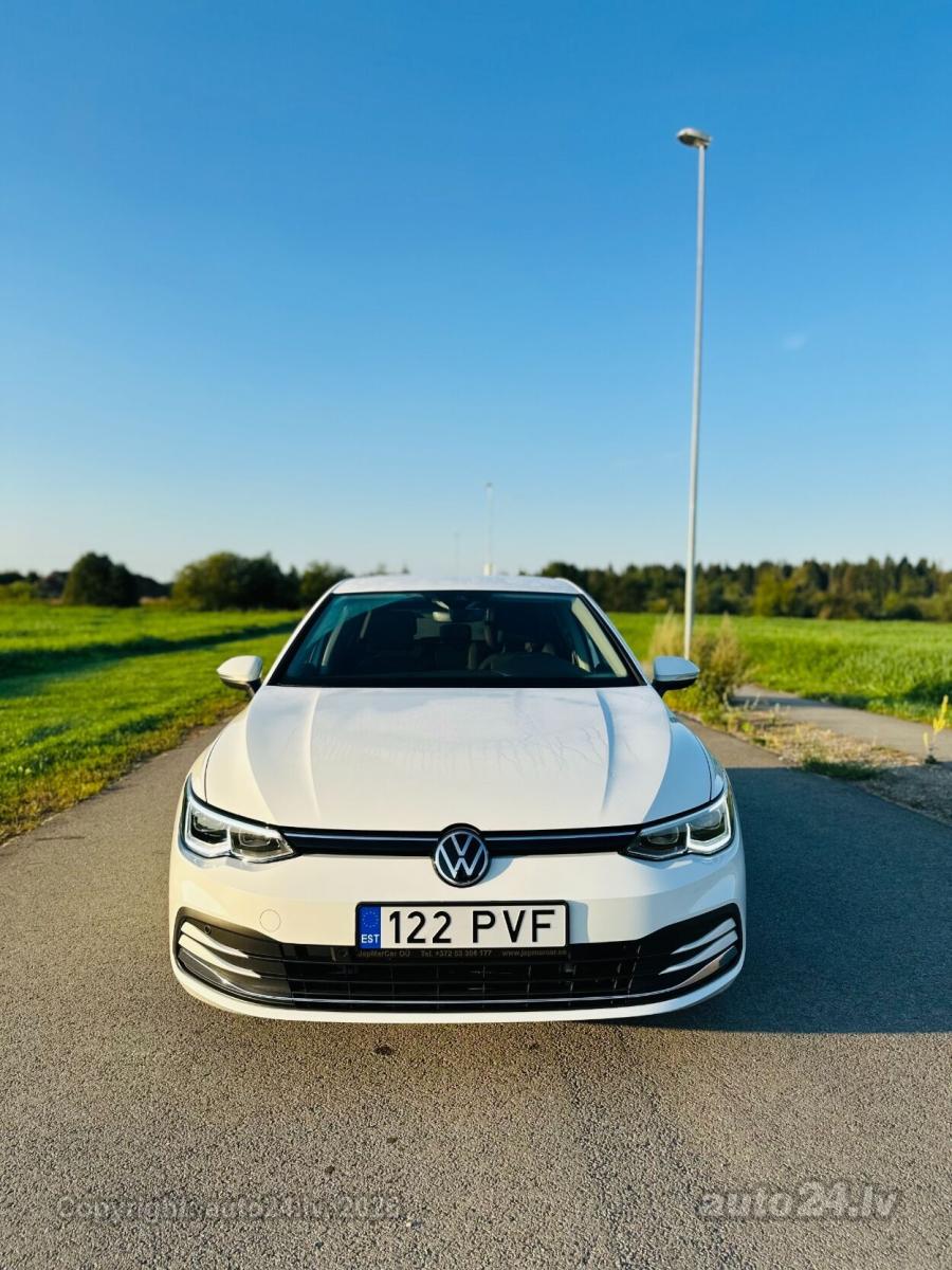 White Volkswagen Golf 2020 in Tallinn, with an engine capacity of 2.00 L and mileage of 71 thousand km for 21000 €, photo 8 on AUTOMOTO.COM.LV