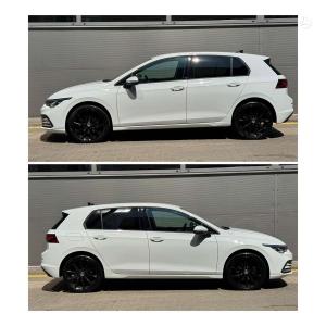 White Volkswagen Golf 2023 in Vilnius, with an engine capacity of 2.00 L and mileage of 104 thousand km for 19500 €, photo 8 on AUTOMOTO.COM.LV