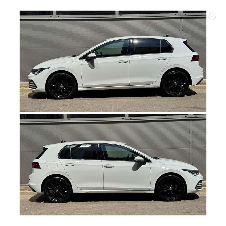White Volkswagen Golf 2023 in Vilnius, with an engine capacity of 2.00 L and mileage of 104 thousand km for 19500 €, photo 8 on AUTOMOTO.COM.LV