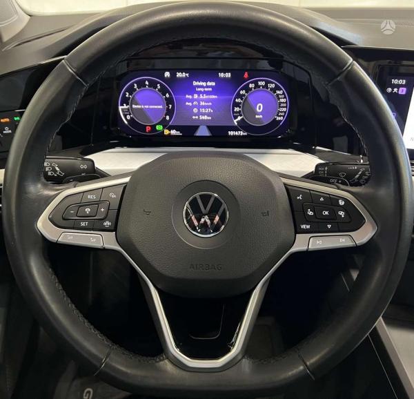 Balts Volkswagen Golf 2023 Kauņa, ar dzinēja tilpumu 1.00 L un nobraukumu 101 tūkst. km par 15400 €, foto 10 vietnē AUTOMOTO.COM.LV