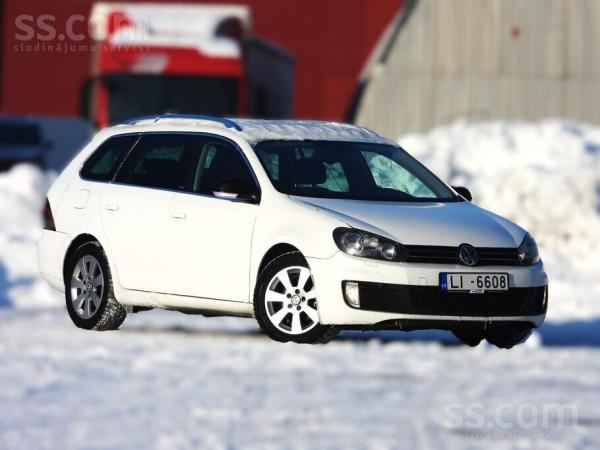 White Volkswagen Golf 2012 in Riga, with an engine capacity of 1.60 L and mileage of 358 thousand km for 5300 €, photo 3 on AUTOMOTO.COM.LV