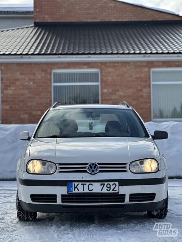 White Volkswagen Golf 2000 in Vilnius, with an engine capacity of 1.90 L and mileage of 329 thousand km for 1150 €, photo 3 on AUTOMOTO.COM.LV