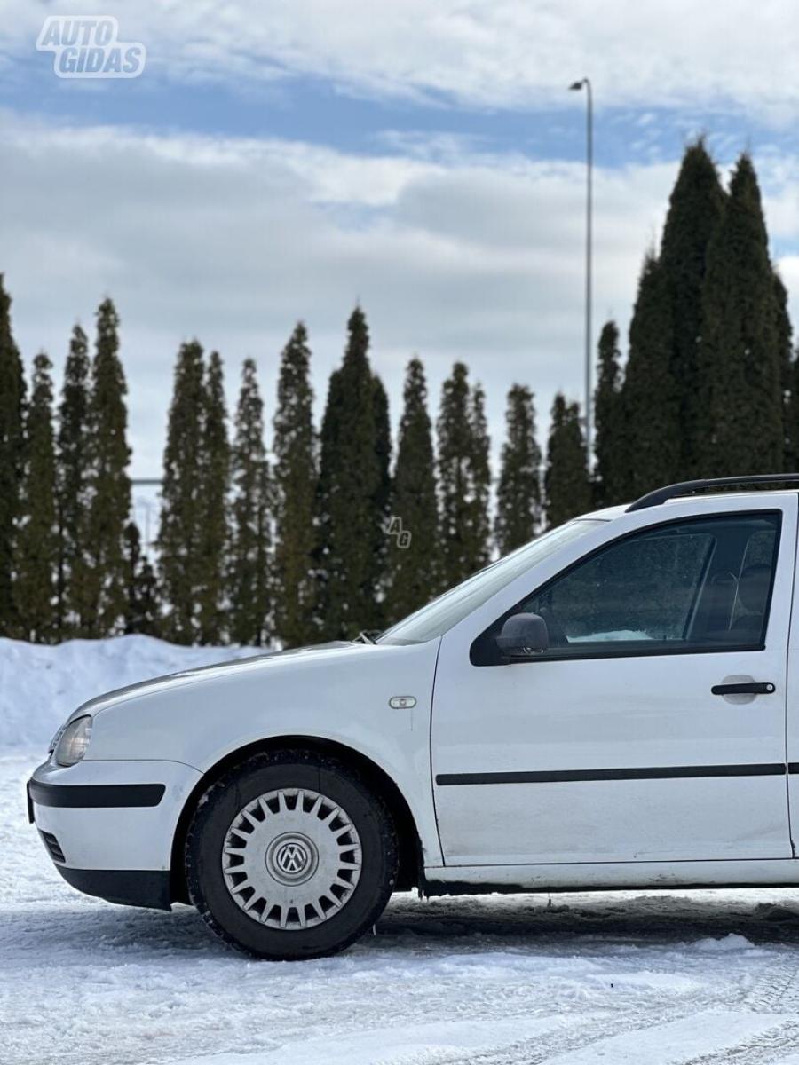 White Volkswagen Golf 2000 in Vilnius, with an engine capacity of 1.90 L and mileage of 329 thousand km for 1150 €, photo 7 on AUTOMOTO.COM.LV