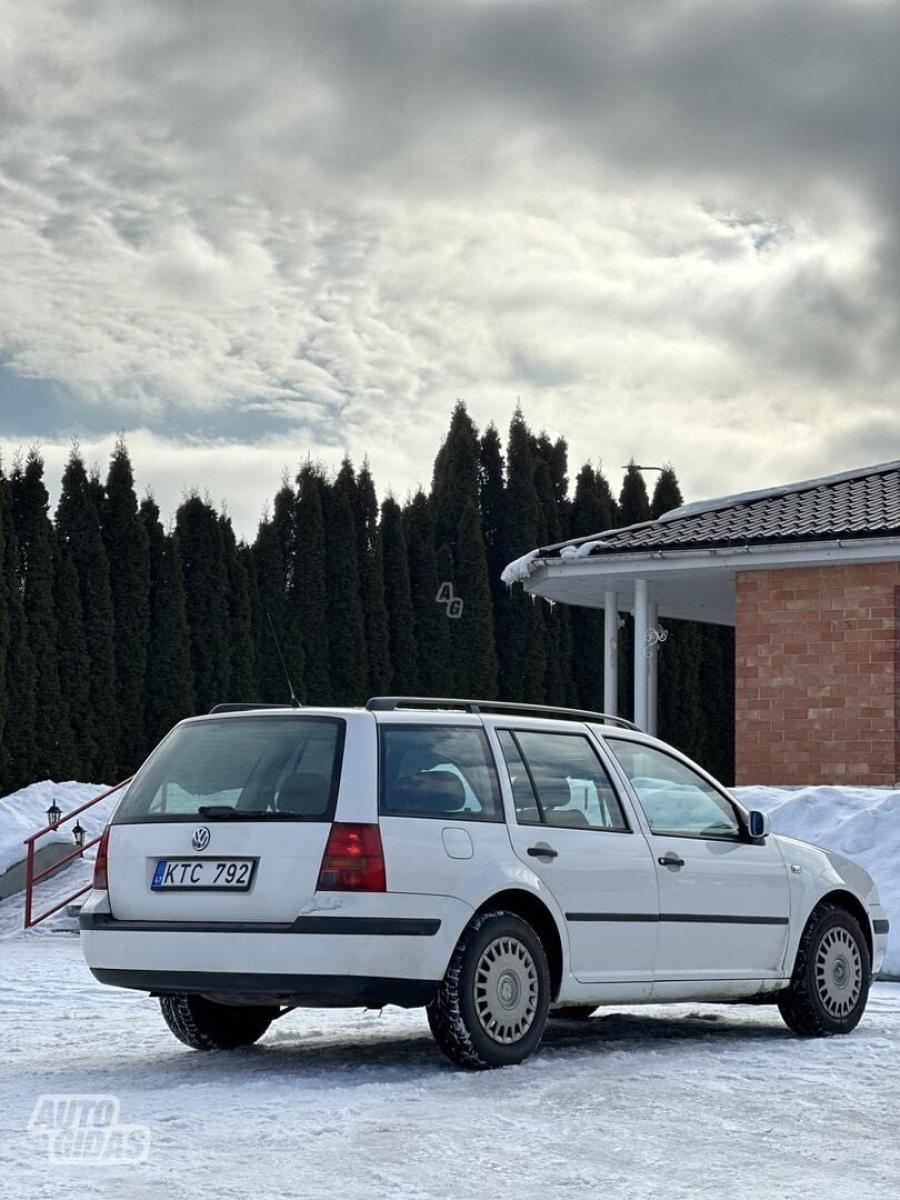 White Volkswagen Golf 2000 in Vilnius, with an engine capacity of 1.90 L and mileage of 329 thousand km for 1150 €, photo 15 on AUTOMOTO.COM.LV