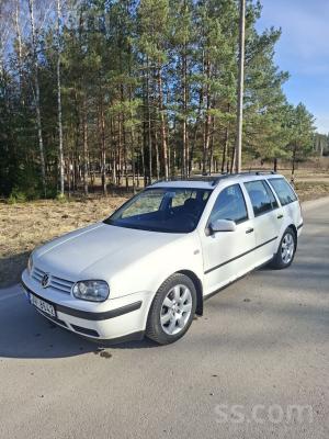White Volkswagen Golf 2000 in Riga, with an engine capacity of 1.90 L and mileage of 261 thousand km for 550 €, photo 3 on AUTOMOTO.COM.LV